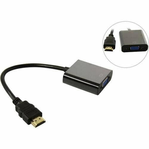 Переходник HDMI -> VGA Exegate EX-HDMIM-VGAF-0.2