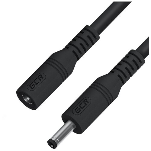 GCR Удлинитель кабеля питания 1.0m DC Jack 5.5mm / DC Jack 5.5mm, М/F