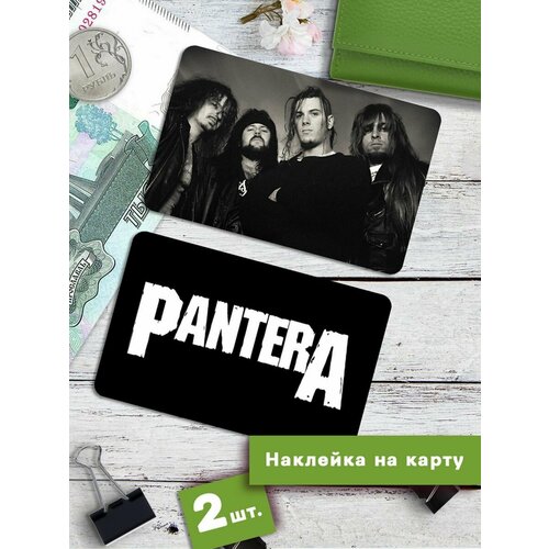 Наклейки на банковскую карту Pantera Стикеры музыка рок