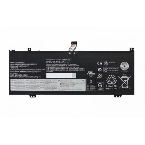 Аккумулятор L18C4PF0 для ноутбука Lenovo ThinkBook 13S-14IWL, 13S-20 15.36V 2965mAh черный