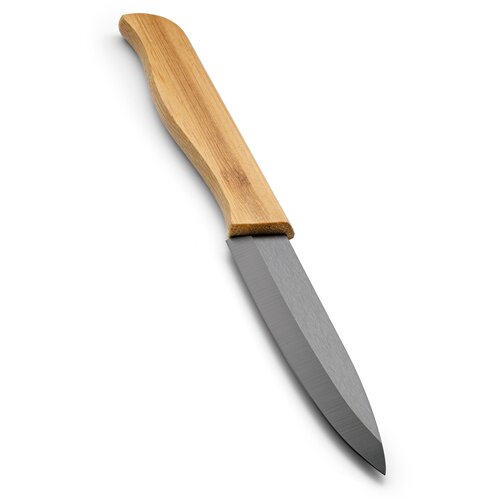 Нож кухонный для овощей и фруктов из керамики с деревянной ручкой Apollo "Selva", 10 см