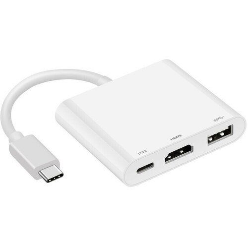Переходник Type-C HUB USB 3.0 - HDMI - Type-C / USB HUB 3 в 1 для MacBook Air и MacBook Pro