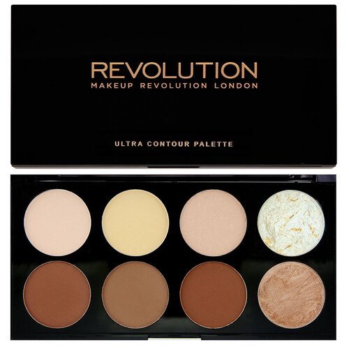 REVOLUTION Палетка для контурирования Ultra Contour Palette, черный