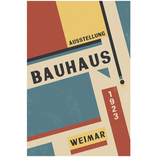 Постер / Плакат / Картина Баухаус - Веймар 50х70 см в подарочном тубусе