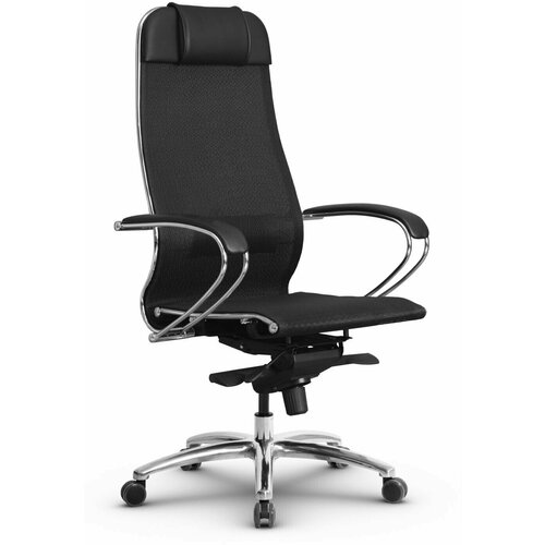 Компьютерное кресло Метта SAMURAI S-1.04 офисное, обивка: текстиль, цвет: черный плюс