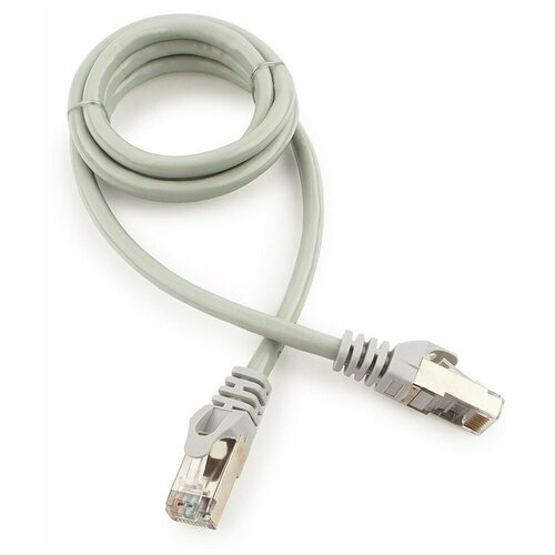 Патч-корд FTP Cablexpert PP6-1m кат.6, 1м, литой, многожильный (серый)