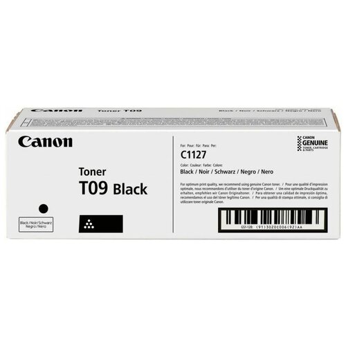 Тонер CANON T09 BK чёрный