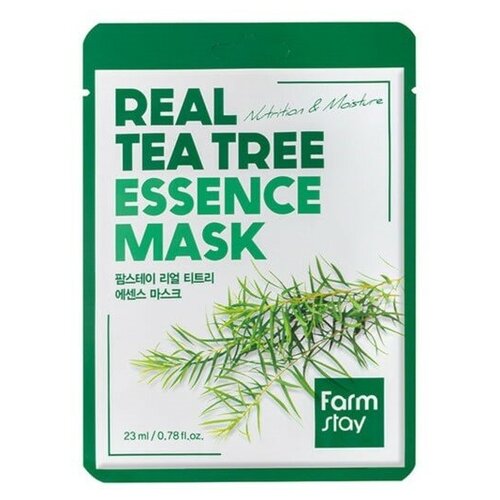 Маска тканевая для лица с экстрактом чайного дерева FarmStay Real Tea Tree Essence Mask, 23 мл