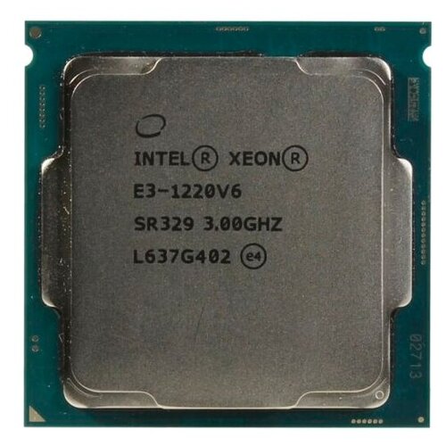 Процессор Intel Xeon E3-1220 v6 LGA1151,  4 x 3000 МГц, OEM