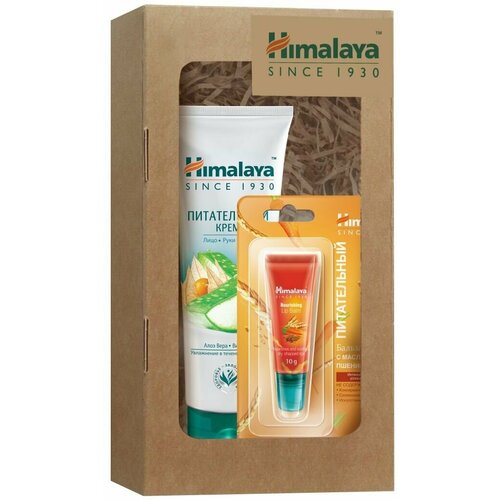 Himalaya Herbals Набор №1 (Питательный крем 75мл + Питательный бальзам для губ 10г)