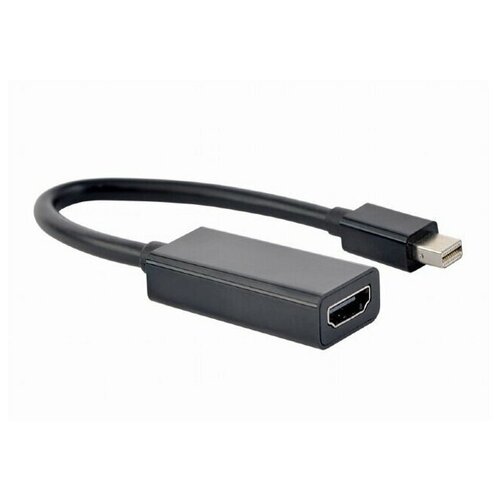 Аксессуар Gembird Cablexpert miniDisplayPort - HDMI 15cm Black A-mDPM-HDMIF4K-01