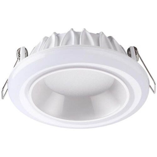 Светильник Novotech Joia 358279, LED, 12 Вт, 4000, нейтральный белый, цвет арматуры: белый, цвет плафона: белый