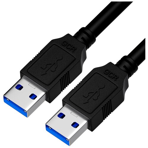 Интерфейсный кабель USB 3.0, AM/AM черный двойной экран армированный морозостойкий