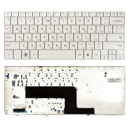 Клавиатура для ноутбука HP Compaq Mini 110-1000 белая