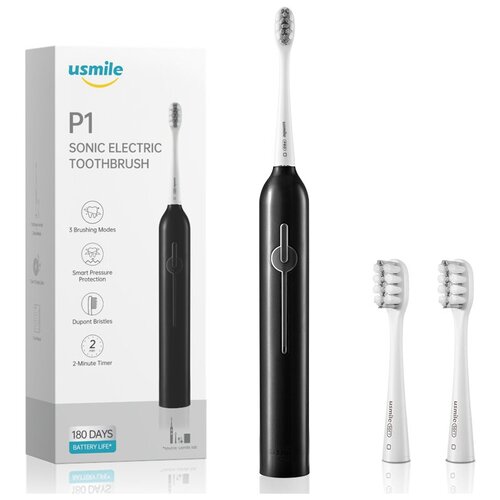 Электрическая зубная щетка usmile Sonic Electric Toothbrush P1, черный