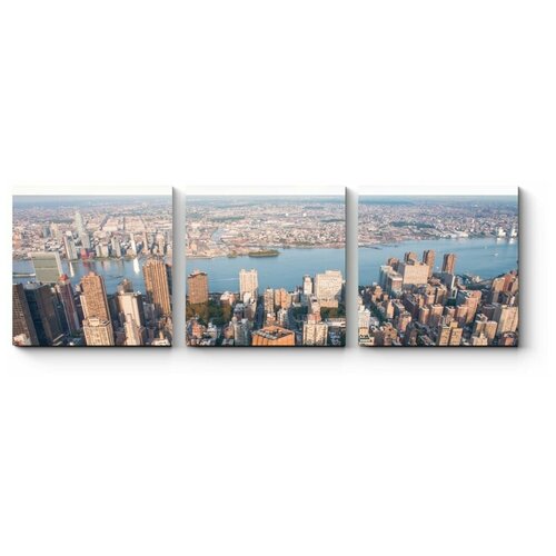 Модульная картина Панорама Нью-Йорка180x60