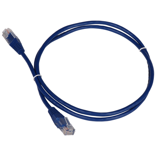 Патч-корд TWT TWT-45-45 RJ-45 (m) - RJ-45 (m) CAT5e U/UTP, 2 м, 1 шт., синий