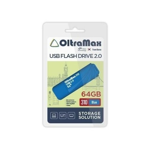 USB флэш-накопитель OLTRAMAX OM-64GB-310-Blue 1255157