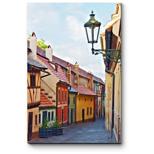 Модульная картина Живописные улочки Праги 110x165