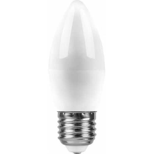 Лампа светодиодная LED 13вт Е27 белый матовая свеча (SBC3713) | код 55167 | SAFFIT (6шт. в упак.)