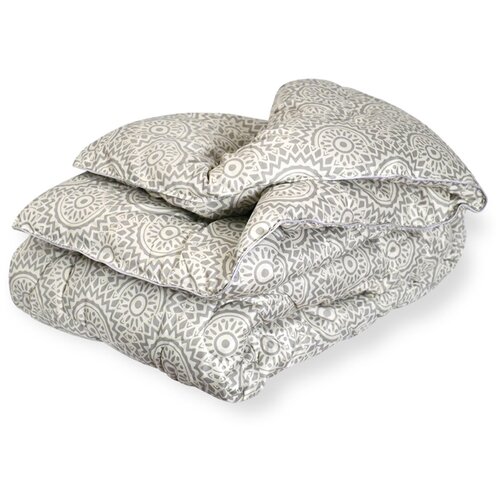 Одеяло Эльф Two wool всесезонное 2-х спальный, 172x205, Всесезонное, с наполнителем Овечья шерсть, Верблюжья шерсть