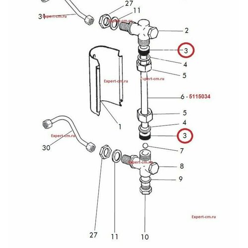 Уплотнитель индикатора уровня dd16х10мм h8мм