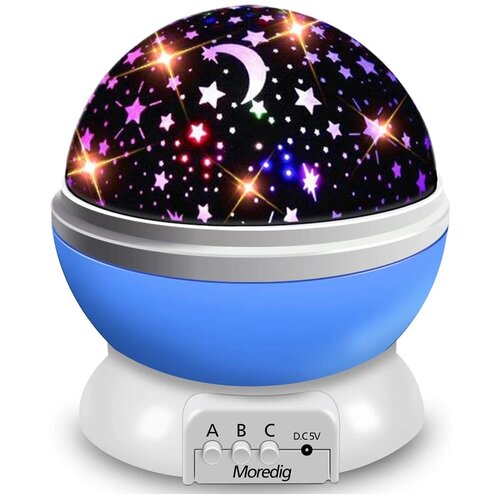 Moredig Star Projector, цвет арматуры: голубой