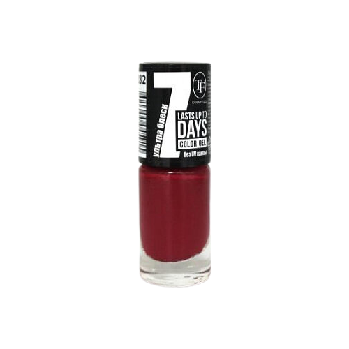 TF Cosmetics лак для ногтей 7 days Color Gel, 8 мл, №282 сливовый