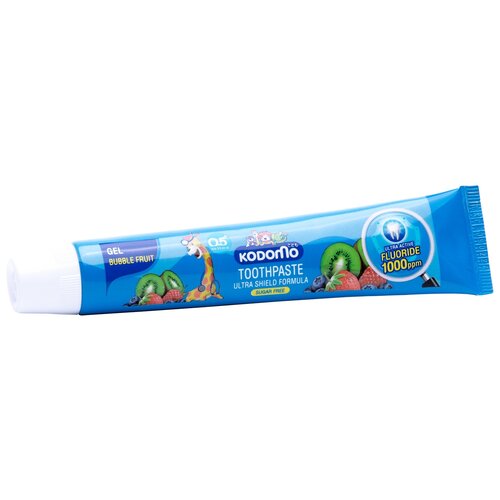 Зубная паста LION Kodomo гелевая с ароматом мультифрукта, 40 мл, 40 г