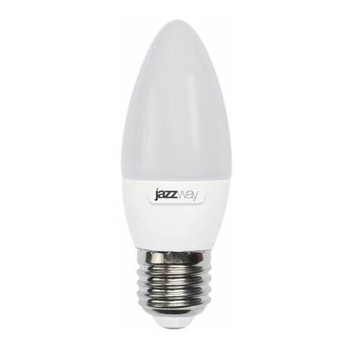 Лампа светодиодная PLED-SP C37 7Вт свеча 3000К тепл. бел. E27 530лм 230В JazzWay 1027825-2 (3шт. в упак.)