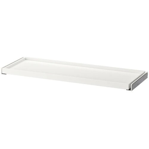 Выдвижная полка IKEA комплимент 100х35, белого цвета.