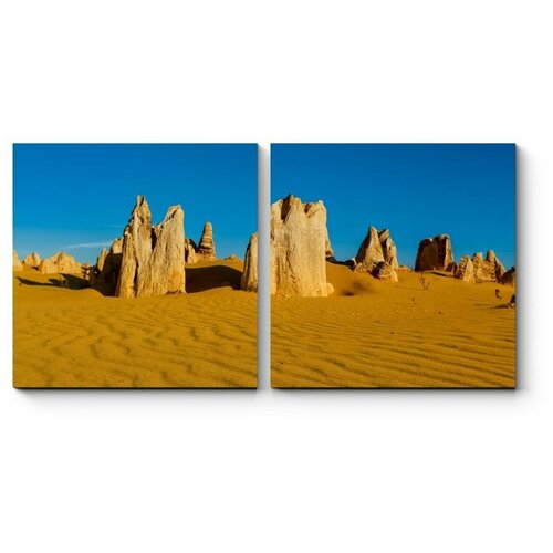 Модульная картина Пустыня остроконечных скал 130x65