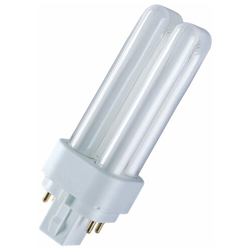 Лампа люминесцентная OSRAM Dulux D/E 840, G24q-2, 18 Вт, 4000 К