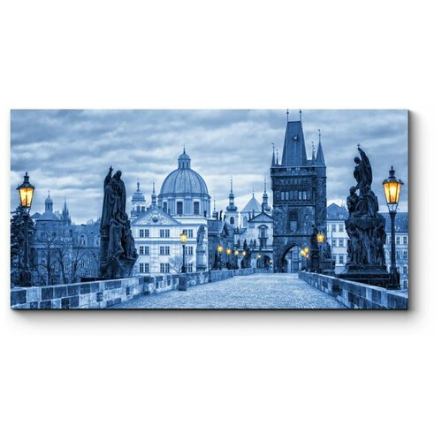 Модульная картина Карлов мост, Прага 110x55