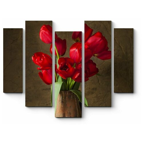 Модульная картина Прекрасные тюльпаны 141x114
