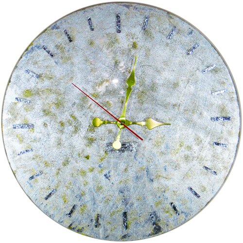 Дизайнерские настенные часы "Белое Солнце" в стиле "VENETIAN-COLLECTION"