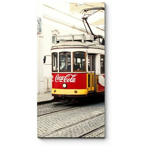 Модульная картина Трамвай Coca-Cola30x60