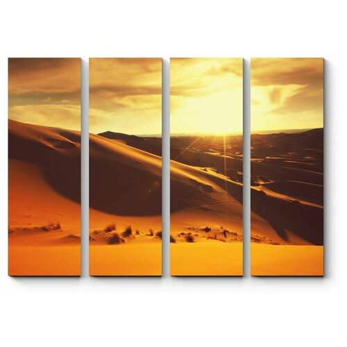 Модульная картина Закат в пустыне 150x113