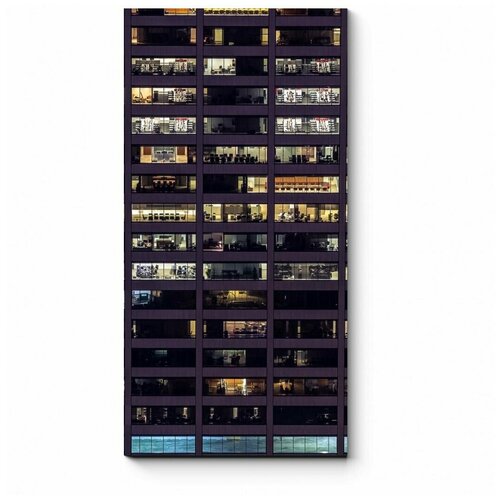 Модульная картина Внутри небоскреба 50x100