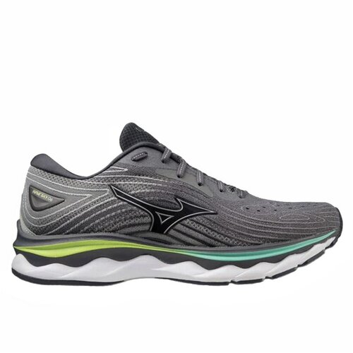 Кроссовки Mizuno, размер 45 EUR, черный, серый