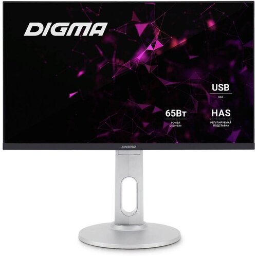 Монитор Digma DM-MONB2407 23.8", черный и серебристый