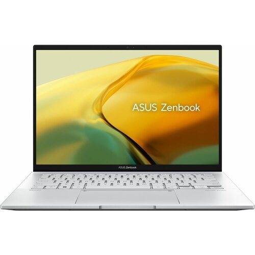 Ноутбук ASUS Zenbook 14 UX3402VA-KP309 90NB10G6-M00FF0, 14", IPS, Intel Core i5 1340P 1.9ГГц, 12-ядерный, 16ГБ LPDDR5, 512ГБ SSD, Intel Iris Xe graphics, без операционной системы, серебристый