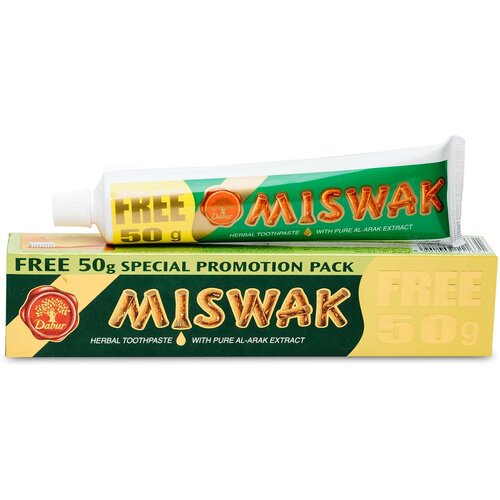 Herbal Toothpaste ORIGINAL MISWAK, Dabur (Зубная паста ориджинал мисвак, Дабур), 170 г.