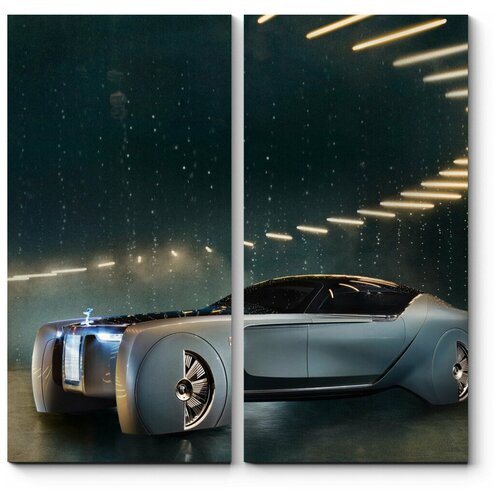 Модульная картина Автомобиль будущего 100x100
