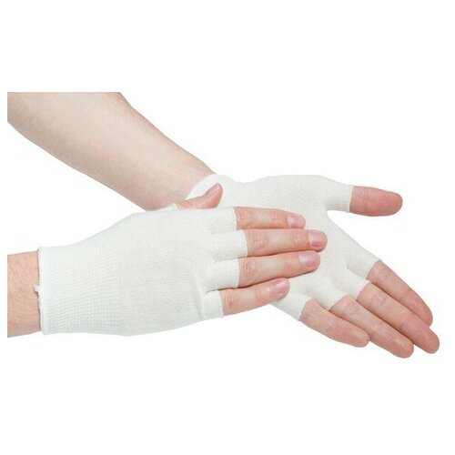 Подперчатки бамбуковые HANDYboo EASY WHITE (белый) M
