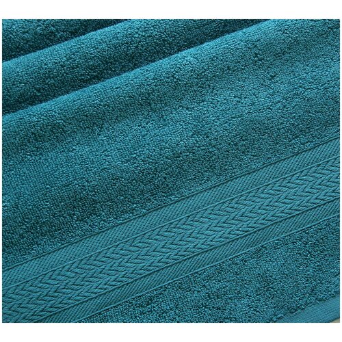 Текс-Дизайн Махровое полотенце Утро морская волна (70х140)