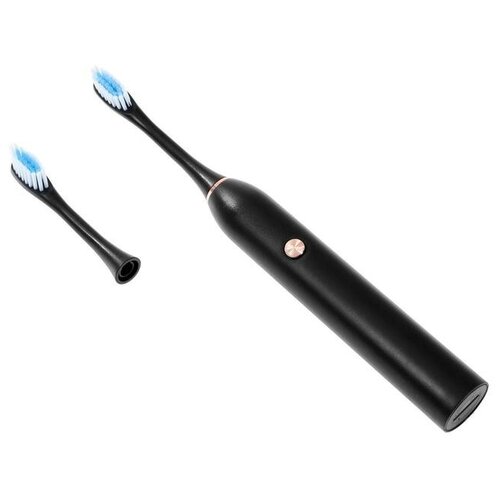 Luazon Home Электрическая зубная щётка Luazon LP-004, вибрационная, от 1хAA (не в компл.), черная