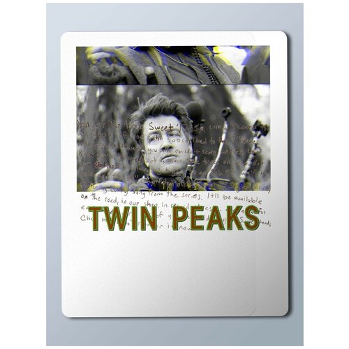 Коврик для мыши с принтом Сериал Твин Пикс Дэвид Линч, Лора Палмер, twin peaks, артхаус - 23706
