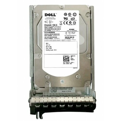 Жесткий диск Dell 0XX518 146Gb 15000 SAS 3,5" HDD