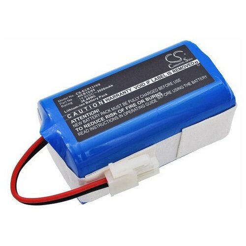Аккумулятор для пылесоса iLife A4, A6, V7, V7s (2600mAh) 2-pin